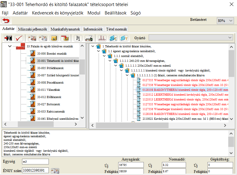 TERC - Összevont Építőipari Normarendszer