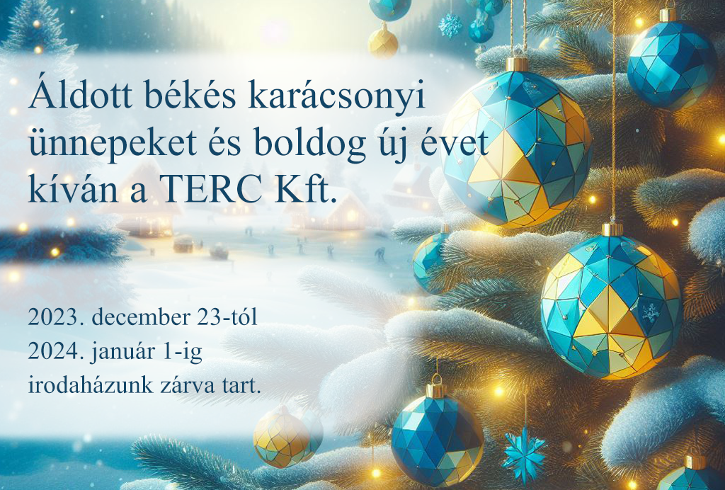 TERC - Ünnepi nyitvatartás 2023